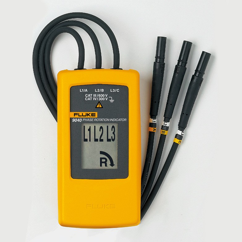 Indicador de rotación de fases Fluke 9040 - Intronica Ltda